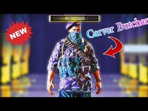 Codm New Character Carver Butcher Gameplay (Best Free Character ...