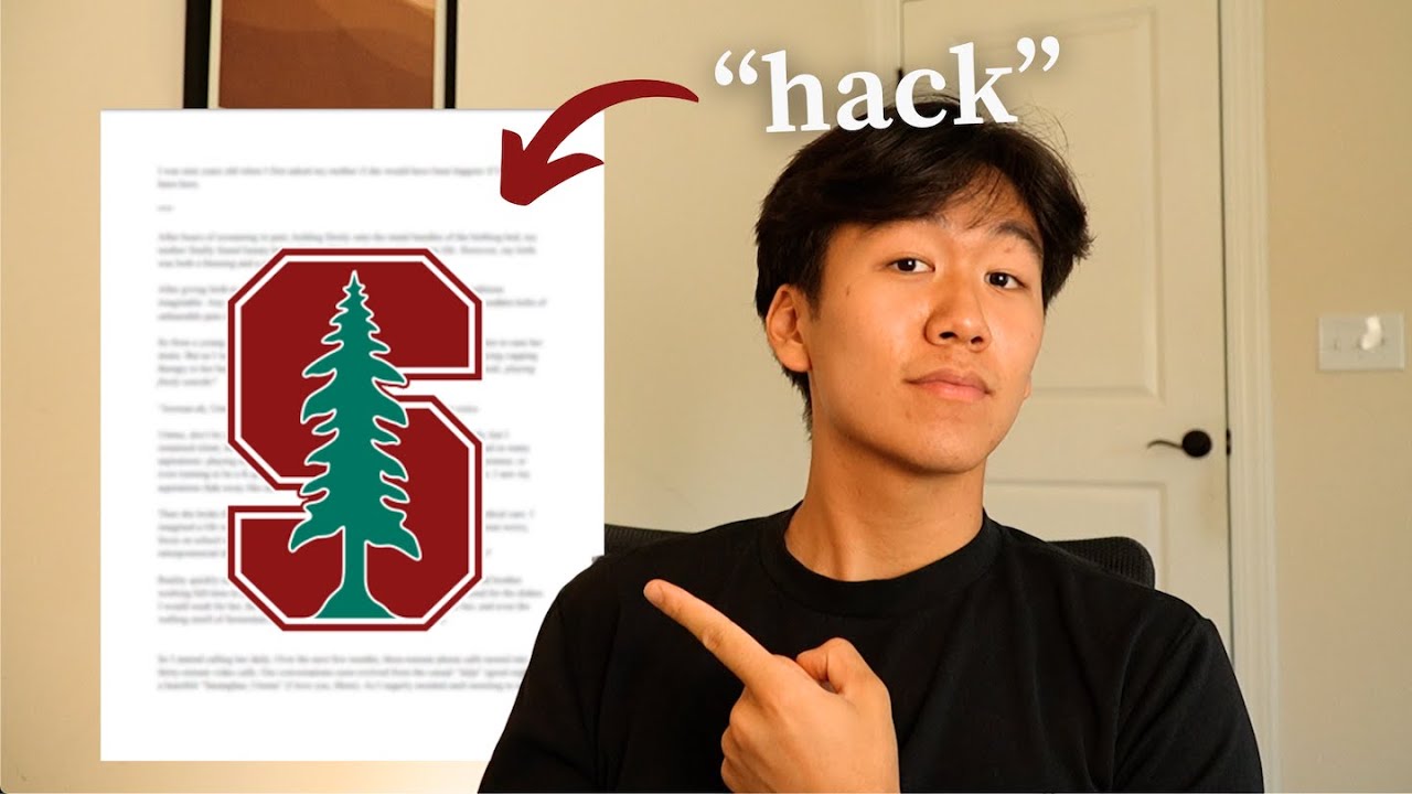 how to ACTUALLY write your common app essay - YouTube
