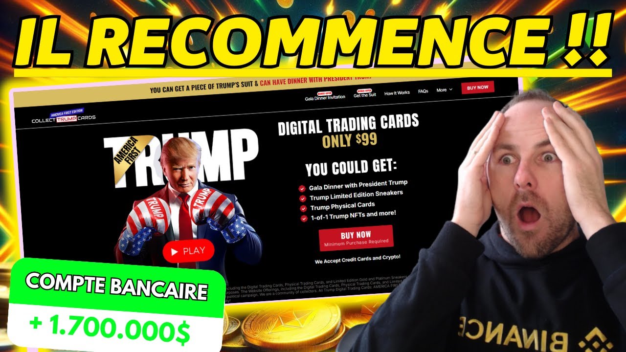 NOUVEAU NFT TRUMP - PUMP FUN NFT & AIRDROP - EVENT GAMING WEB3 - ACTU ...