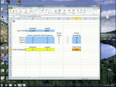 How to Install Microsoft Excel 2010's Solver Add-In - YouTube