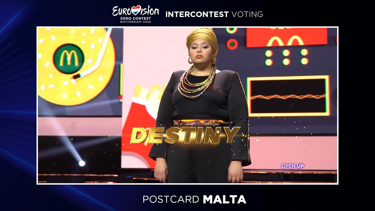 Postcard of Destiny from Malta 🇲🇹 (Eurovision Song Contest 2020) - YouTube