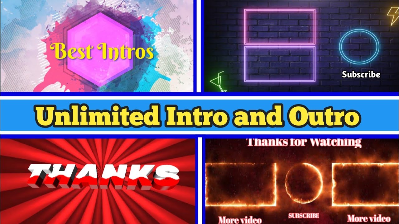 Best App for Making Intro | Youtube video के लिए Intro बनाये | How to ...