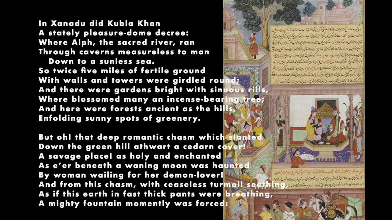 Samuel Taylor Coleridge, Kubla Khan - YouTube