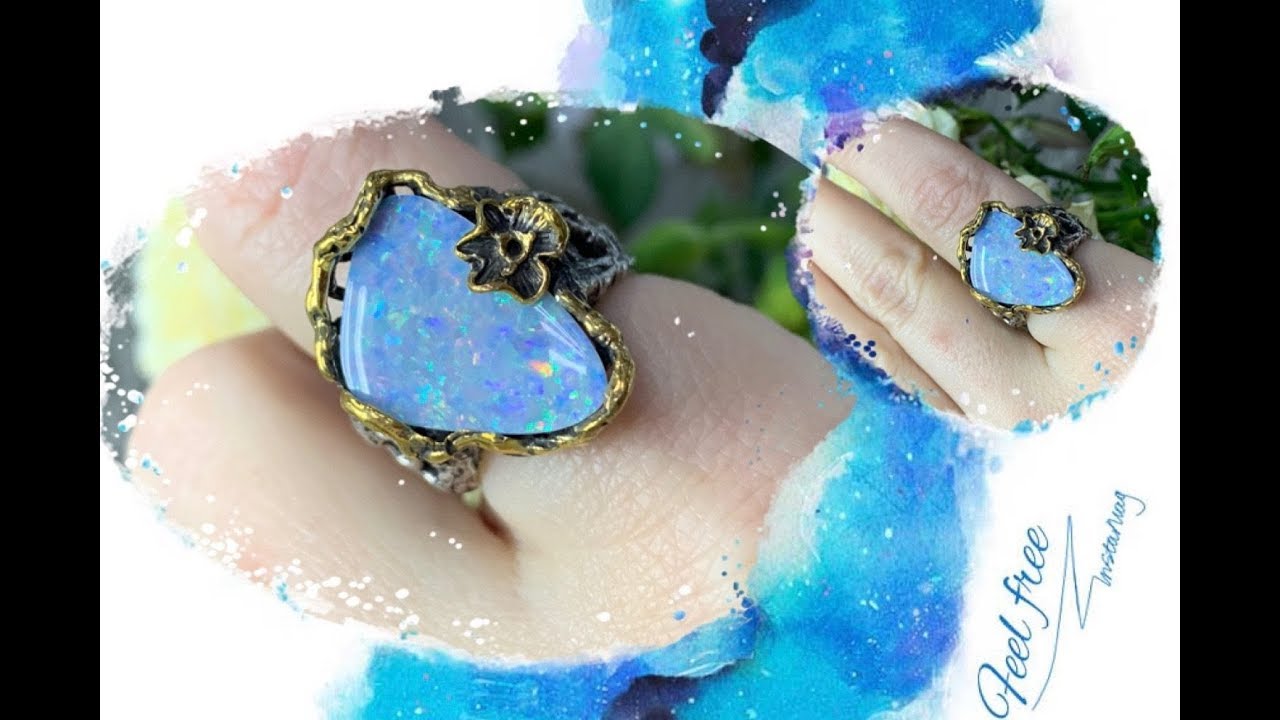 💎Anons💎Голубой Опал 💎💎💎 Голубая Мечта 💎 Самоцветы в Серебре💎 Gem Silver ...