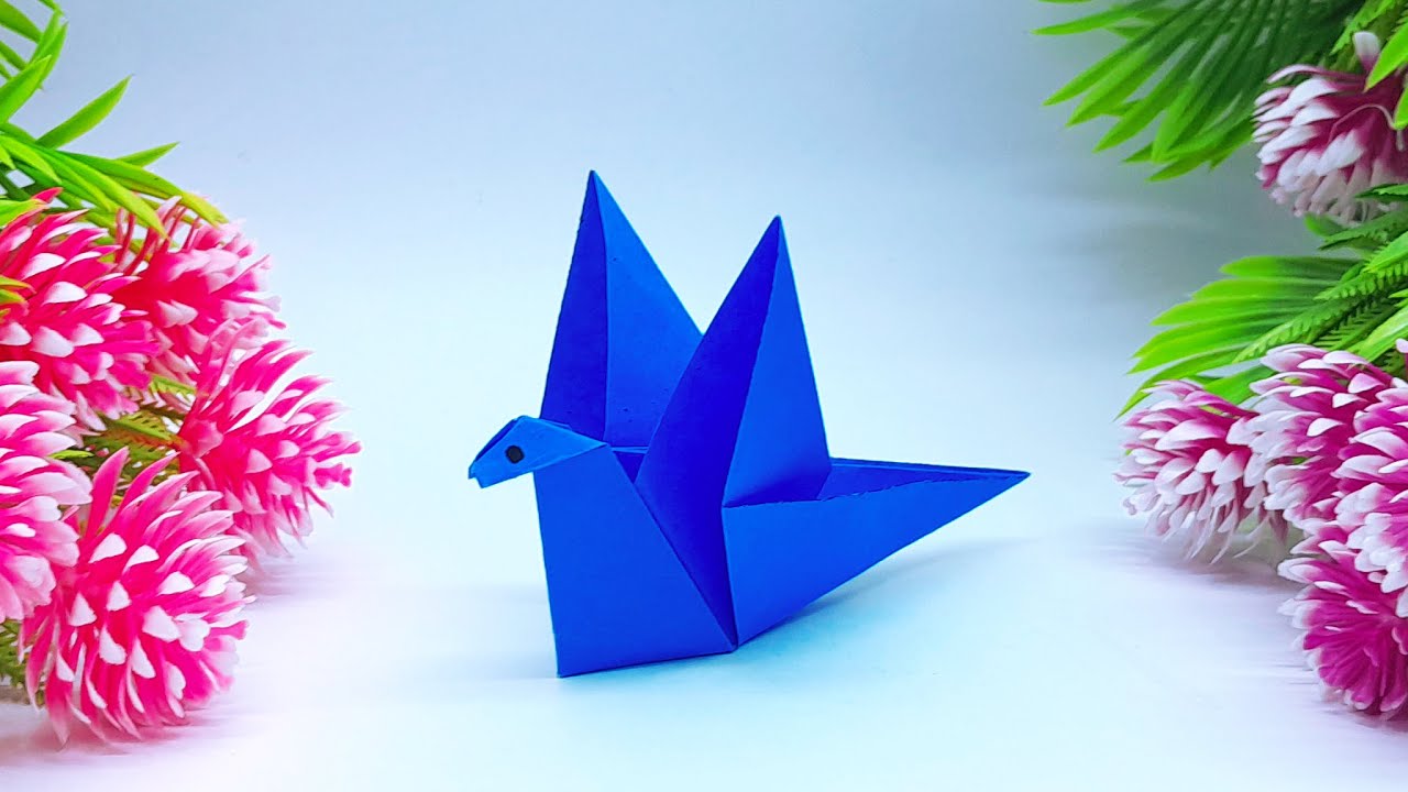 How To Fold a Paper Flapping Bird | Easy origami Flapping bird - YouTube
