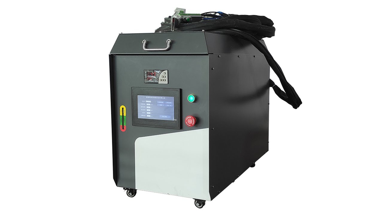 Fiber laser cleaning machine instrusctions for use - YouTube