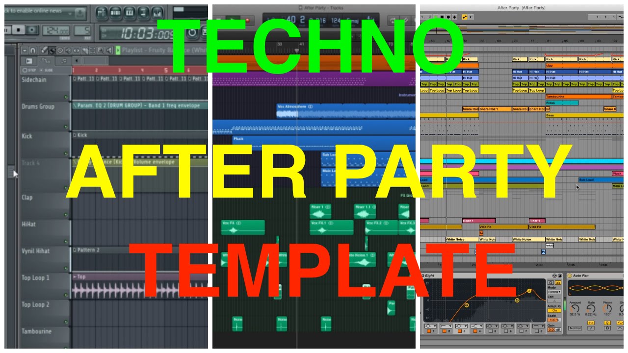 TECHNO Project Template ¨After Party¨ by The Audio Bar - YouTube