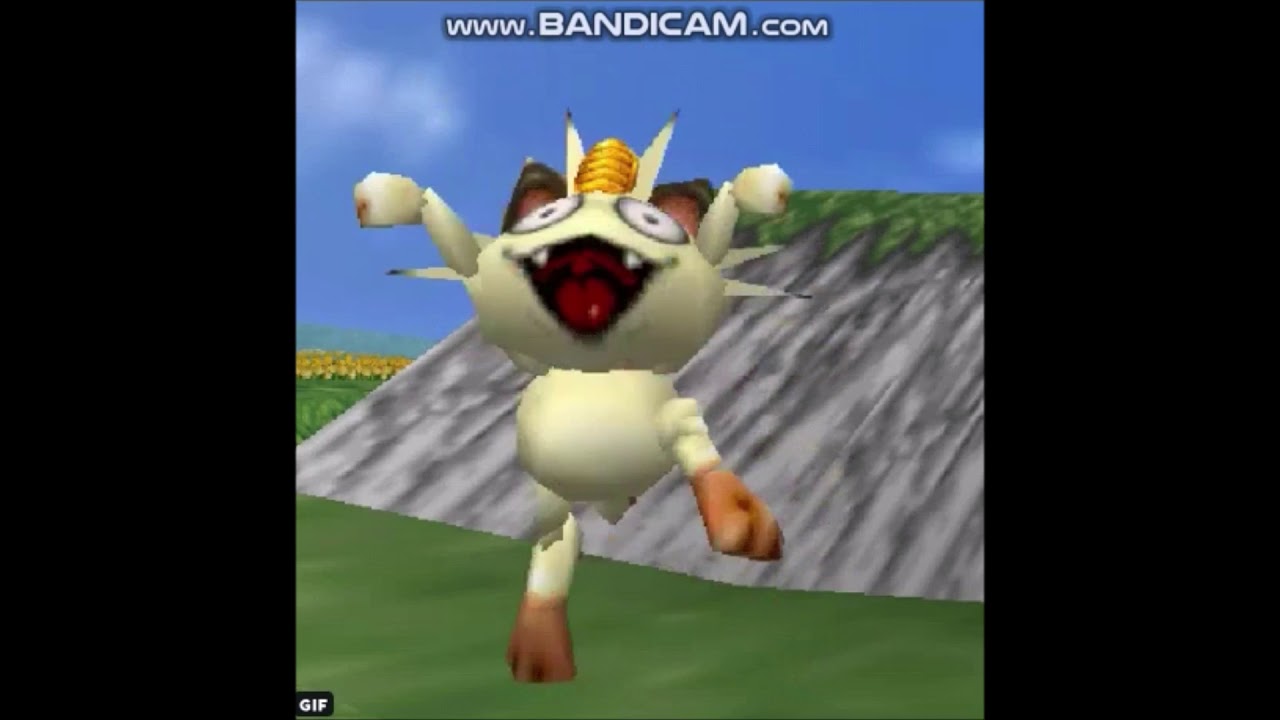 Team Rocket's Meowth In Pokemon Snap - YouTube