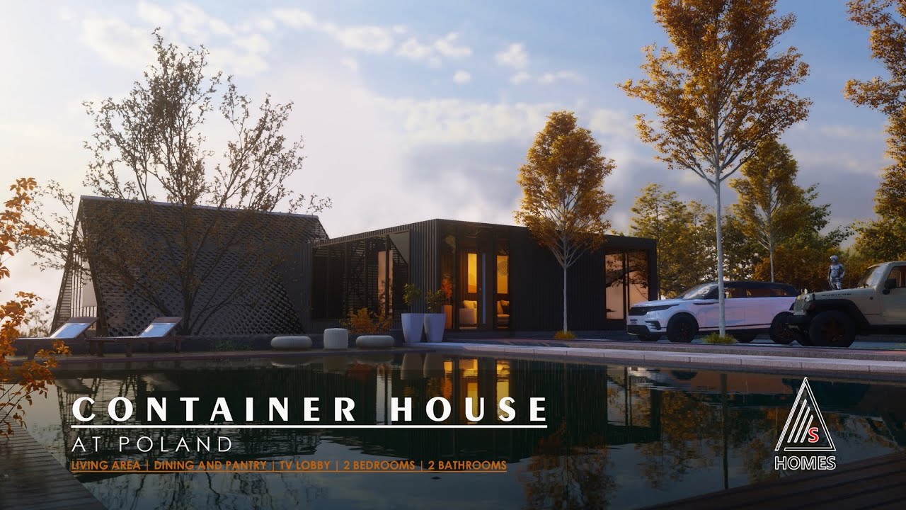 Container House at Czarne, Poland - YouTube