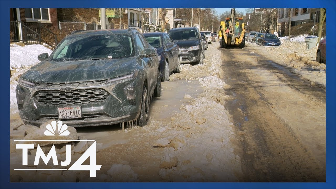 How these cars ended up frozen to the ground for days - YouTube