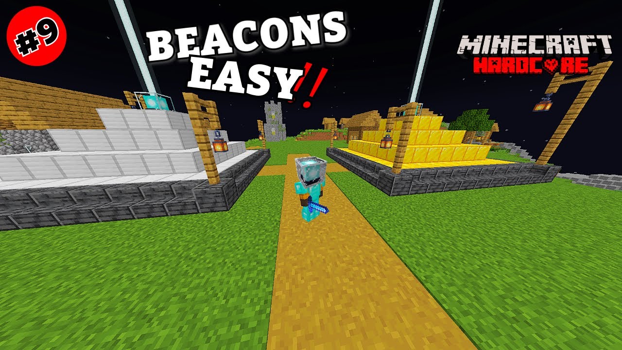 I BUILD MANY *BECONS*😮 IN MINECRAFT HARDCORE | EASY WAY BECON - YouTube