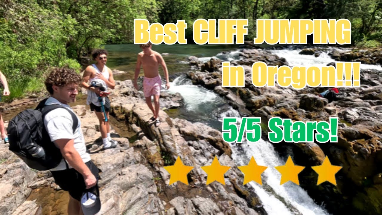 We found the best cliff jumping spot in OREGON!!! - YouTube