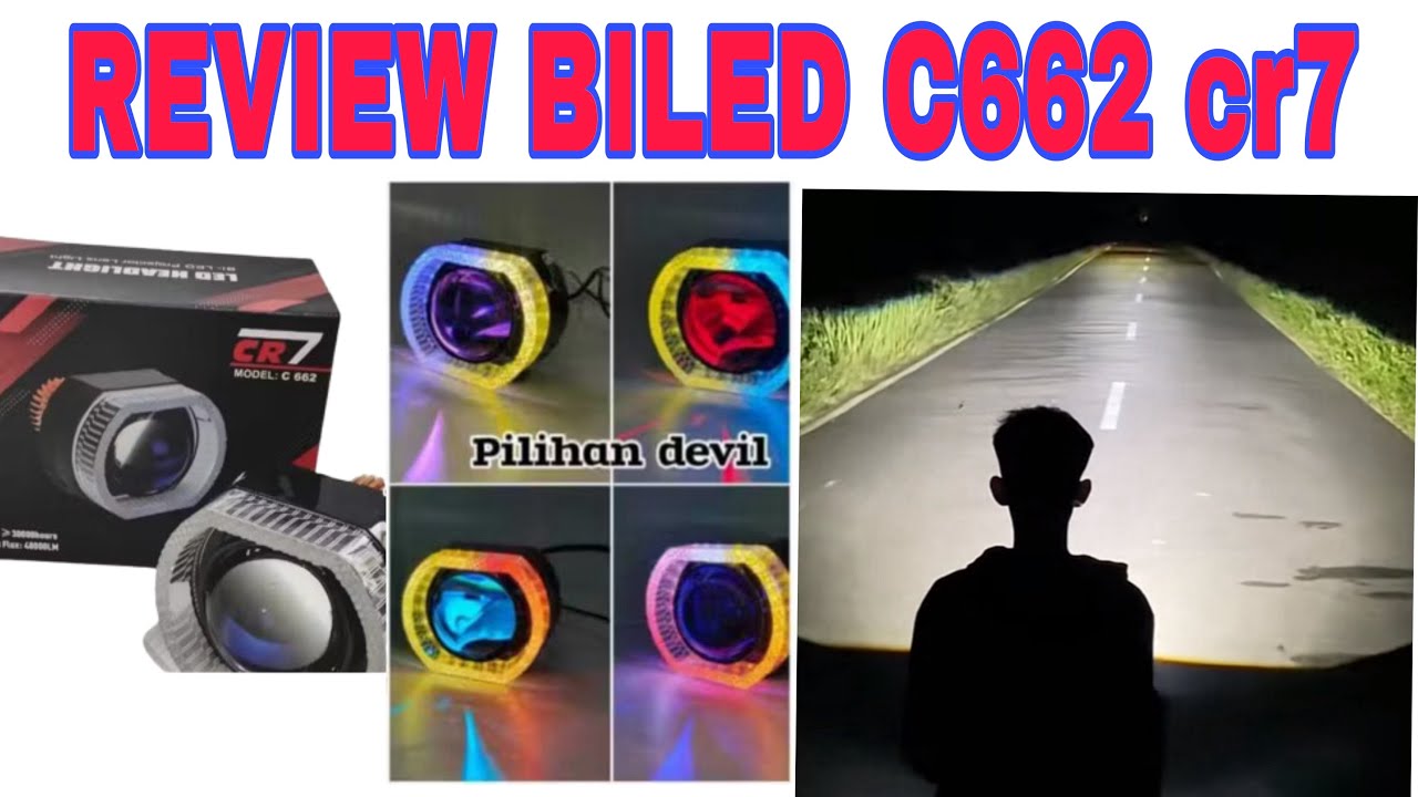 Review biled cr7 c662 shround rgb - YouTube