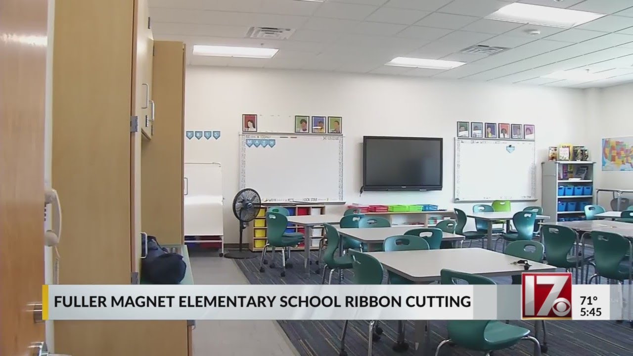 Ribbon cutting for newly renovated Fuller Magnet Elementary held in ...