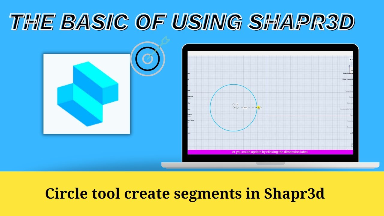 How To Use Circle Tool In Shapr3d YouTube How To Use Circle Tool In Shapr3d YouTube