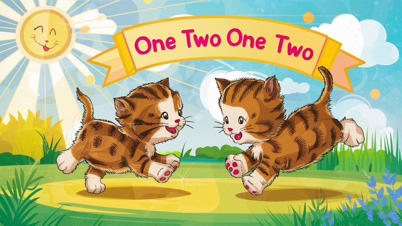 One Two One Two - It's a game for me and you | Counting song | Nursery ...