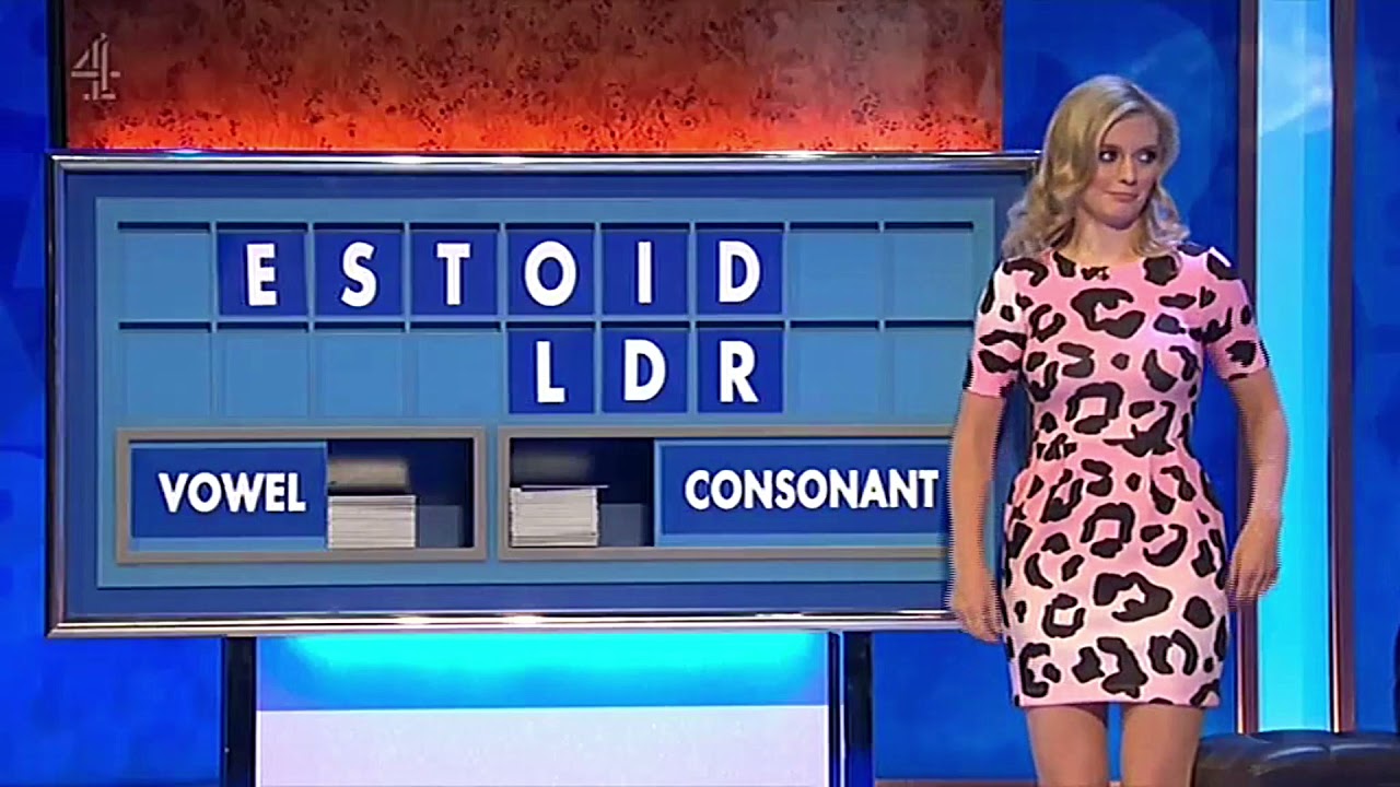 Rachel Riley - Countdown - Short Black and Pink Dress - Rear View ...