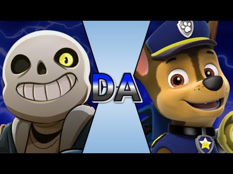 SANS vs CHASE! (Undertale vs. Paw Patrol) - MINI ARENA S3 EP3 - YouTube