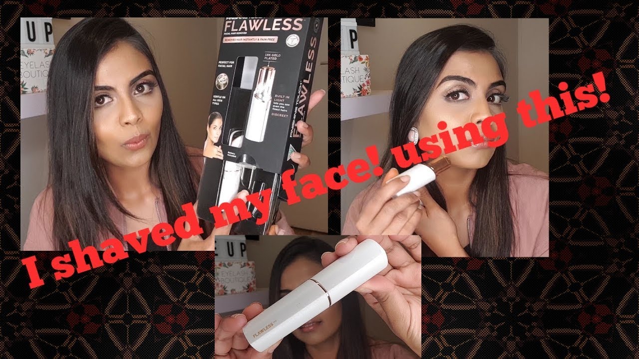 Easy face shaving with the flawless finishing touch shaver. - YouTube