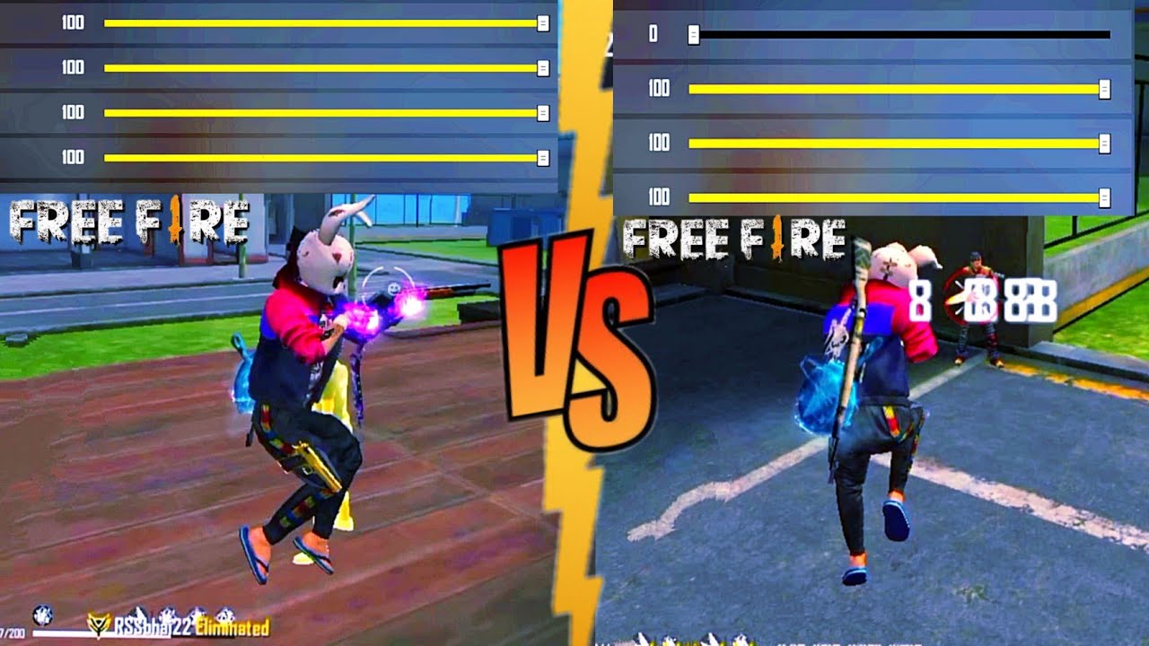 Free fire General 100 vs General 0 game play challenge - YouTube