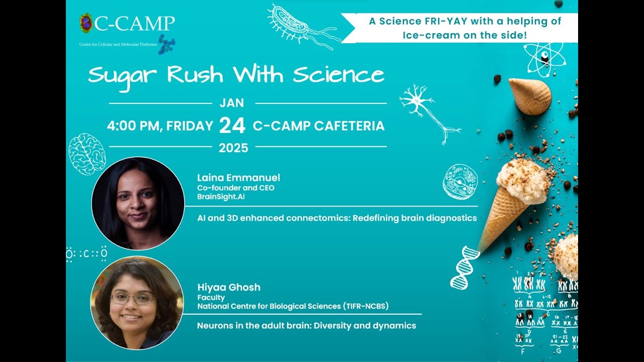 Sugar Rush with Science at C-CAMP with Laina Emmanuel, BrainSight AI ...