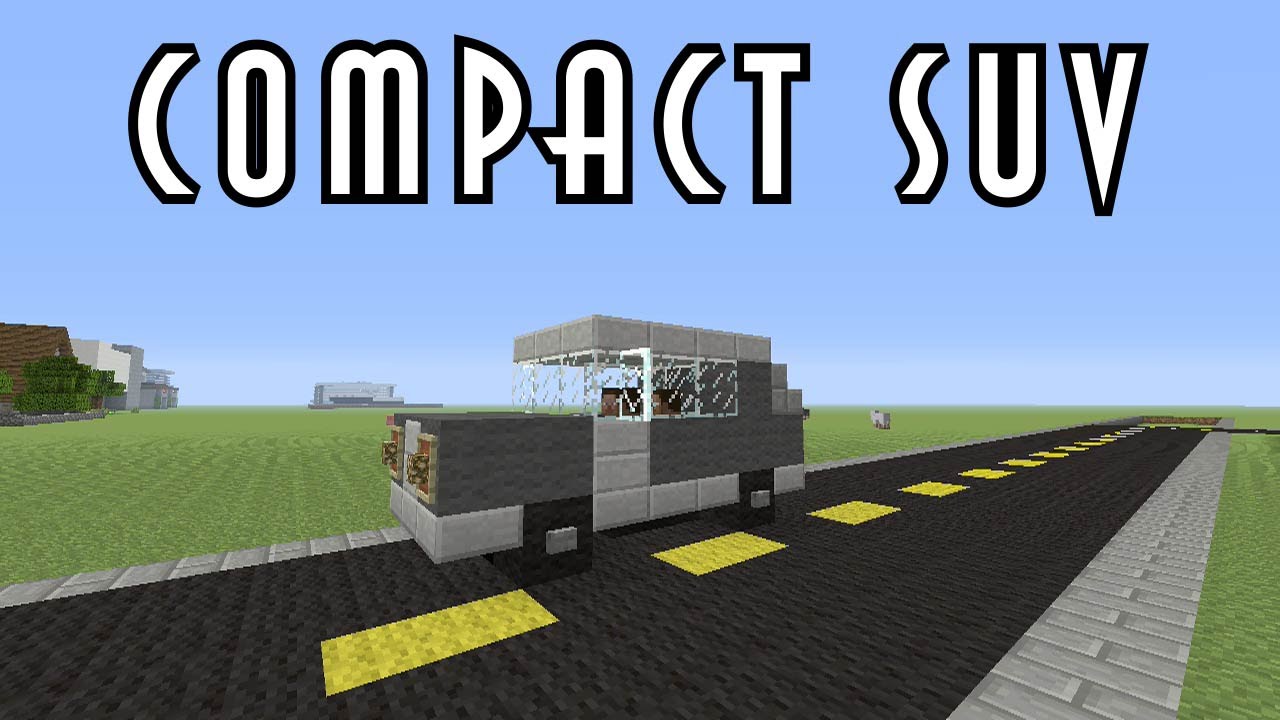 Minecraft Vehicle Tutorial - Compact SUV - YouTube