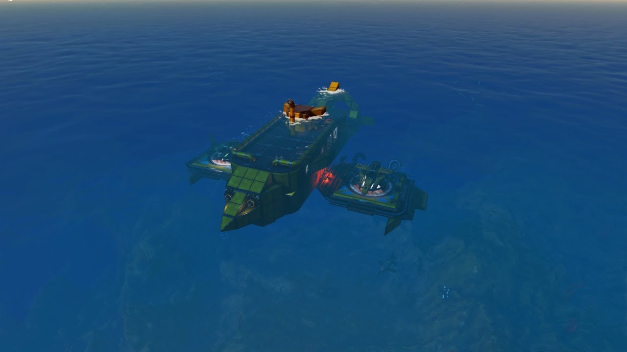 NO MAN'S SKY UNDERWATER BASE TOUR - The Yellow Submarine - YouTube