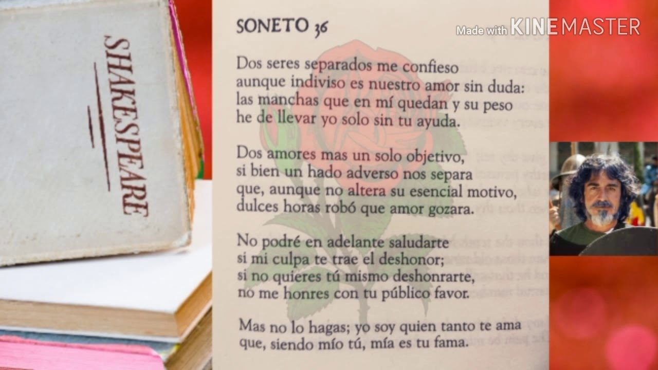 William Shakespeare - SONETO 36 - Juanjo Reiz - Shakespeare's Sonnets ...