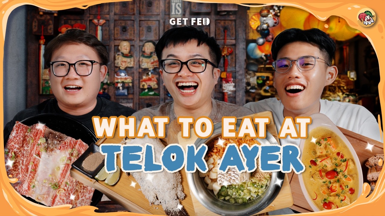 TOP 3 Food You MUST Try at Telok Ayer!! | Get Fed Ep 63 - YouTube