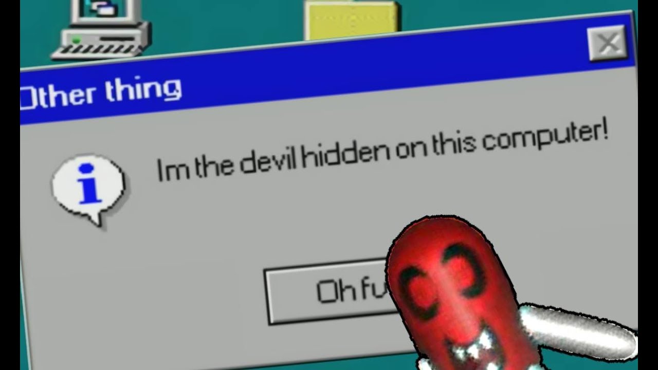 Cursed Windows 95 (ft. The Bean Devil) - YouTube