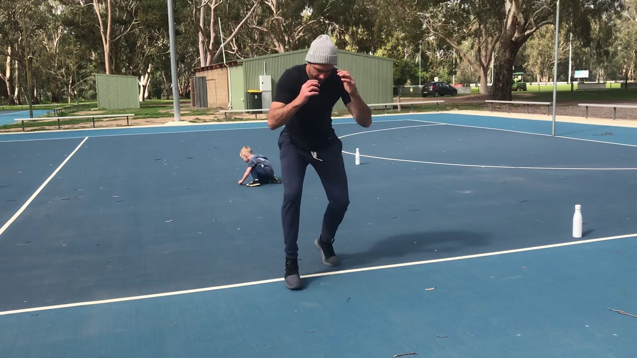 Agility drills - single foot line steps - YouTube