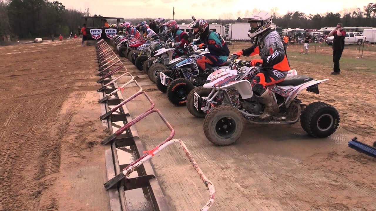 Gate Drop round 1 atv motocross - YouTube