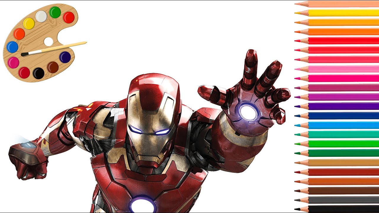Iron Man coloring pages / Avengers coloring / Superhero Coloring pages ...