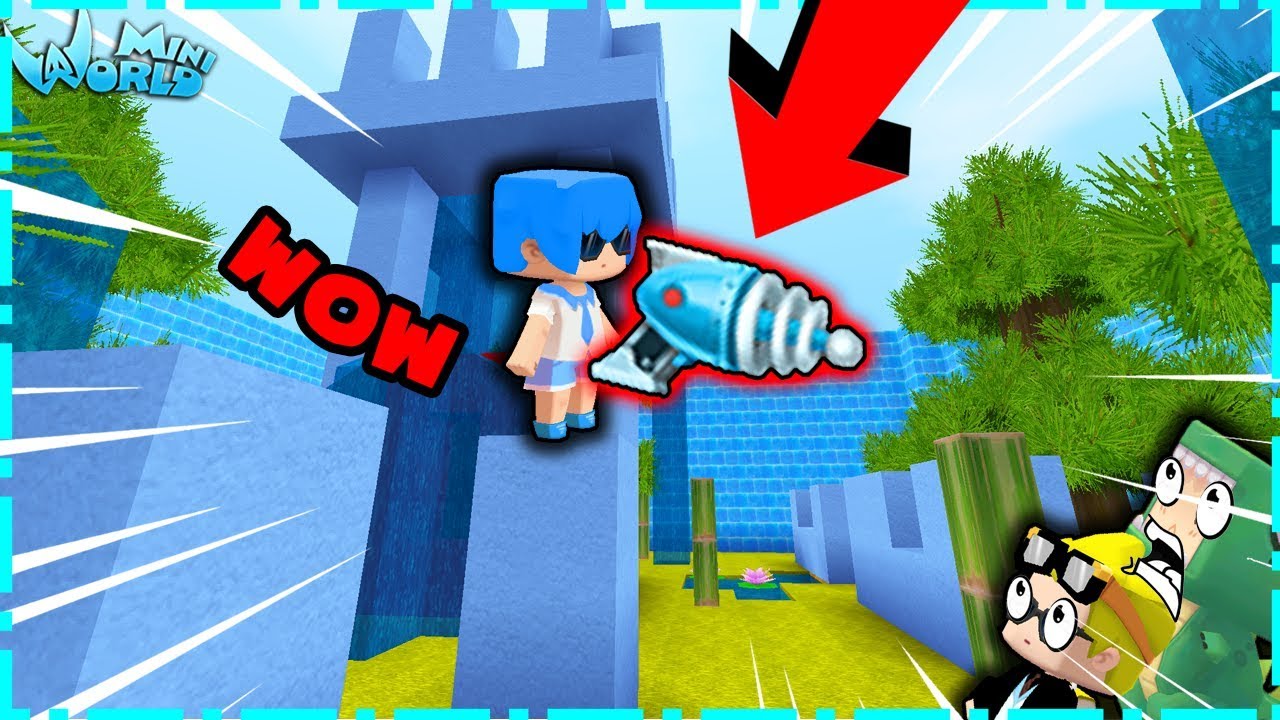 Mini World SÚNG NƯỚC KHỔNG LỒ CÓ THỂ THẮNG TẤT CẢ DANGO TEAM * HUY NOOB ...