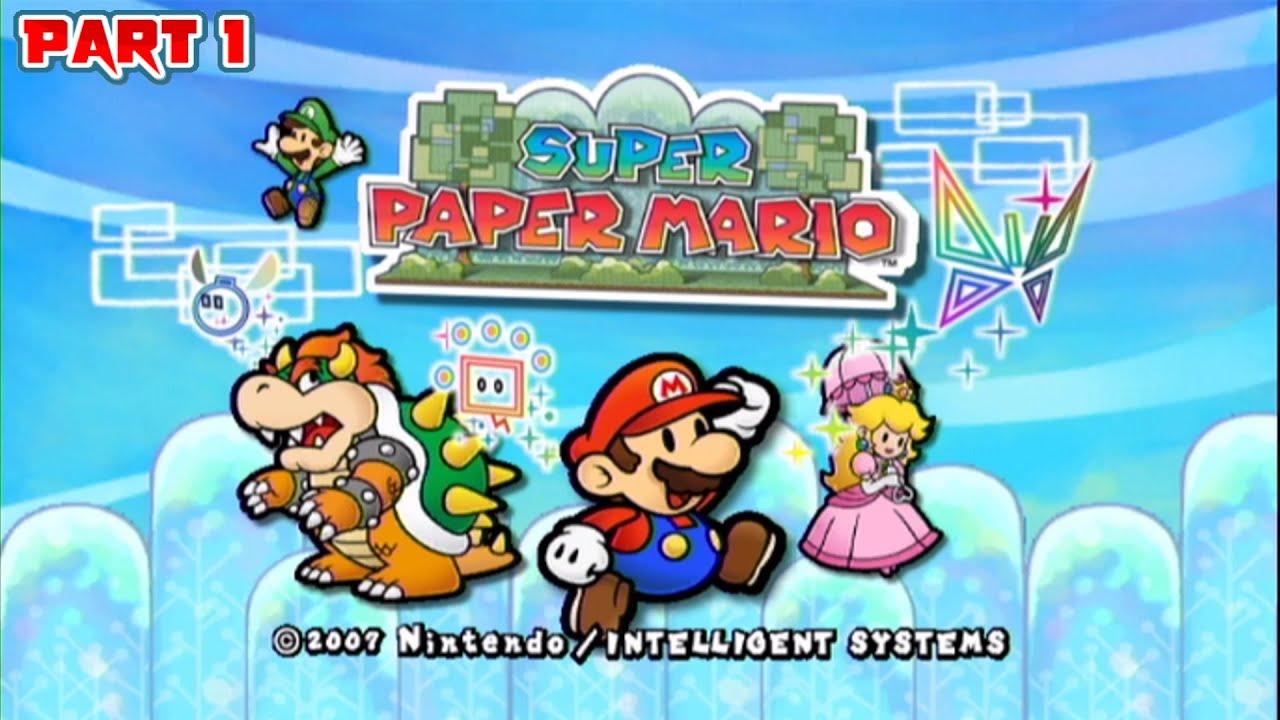 Super Paper Mario - 100% - Part 1 - YouTube