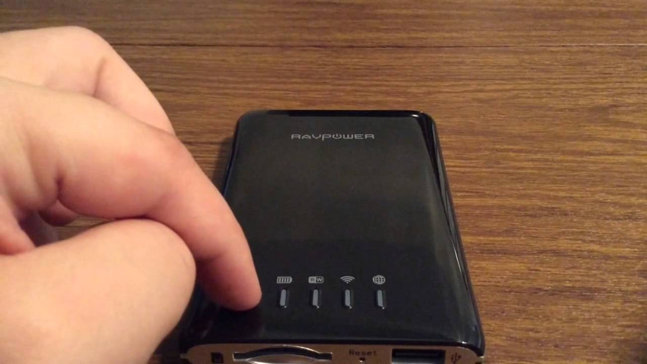 Ravpower File Hub w/ 3000mah Battery Charger Review - YouTube