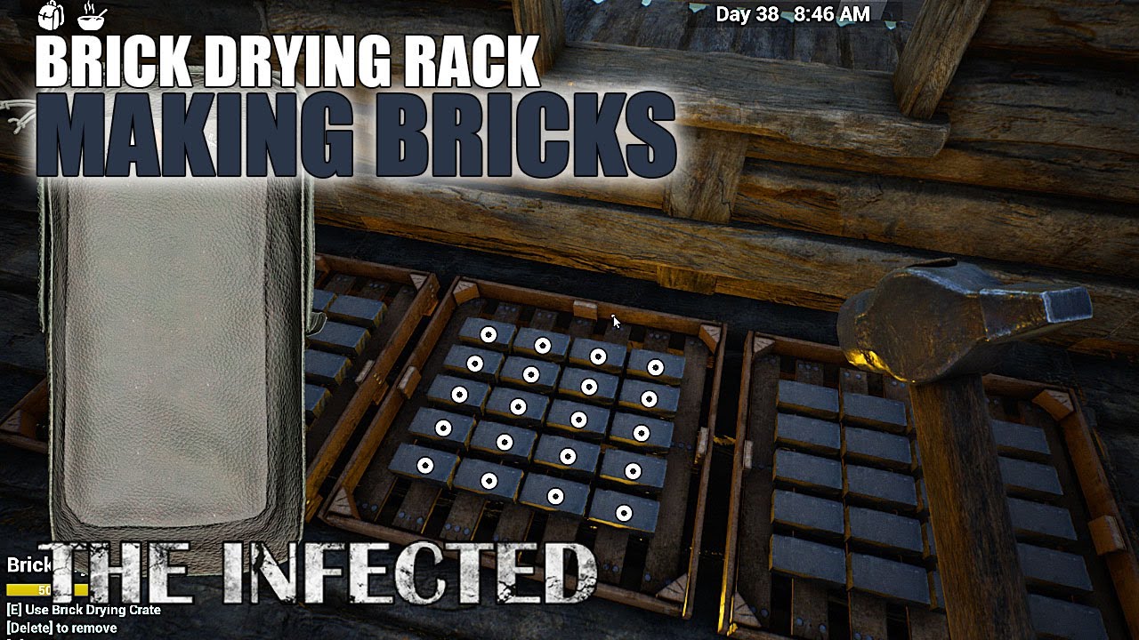 Making Bricks | BRICK DRYING RACK | The Infected Gameplay | S3 EP14 ...