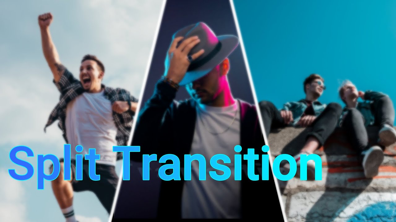 Split Transition || Linear mask - Filmora 12 Tutorial - YouTube