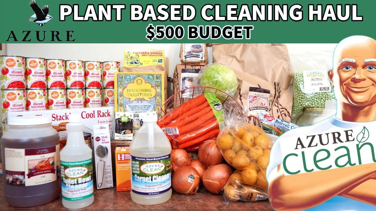 AZURE STANDARD GROCERY HAUL - Organic Produce & Azure Clean! (with ...