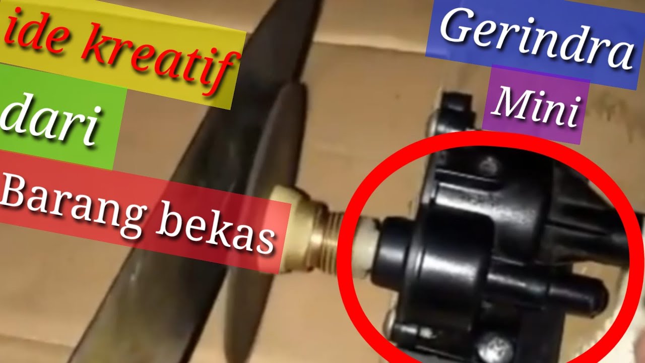 DIY GERINDA MINI dari Barang bekas!! - YouTube