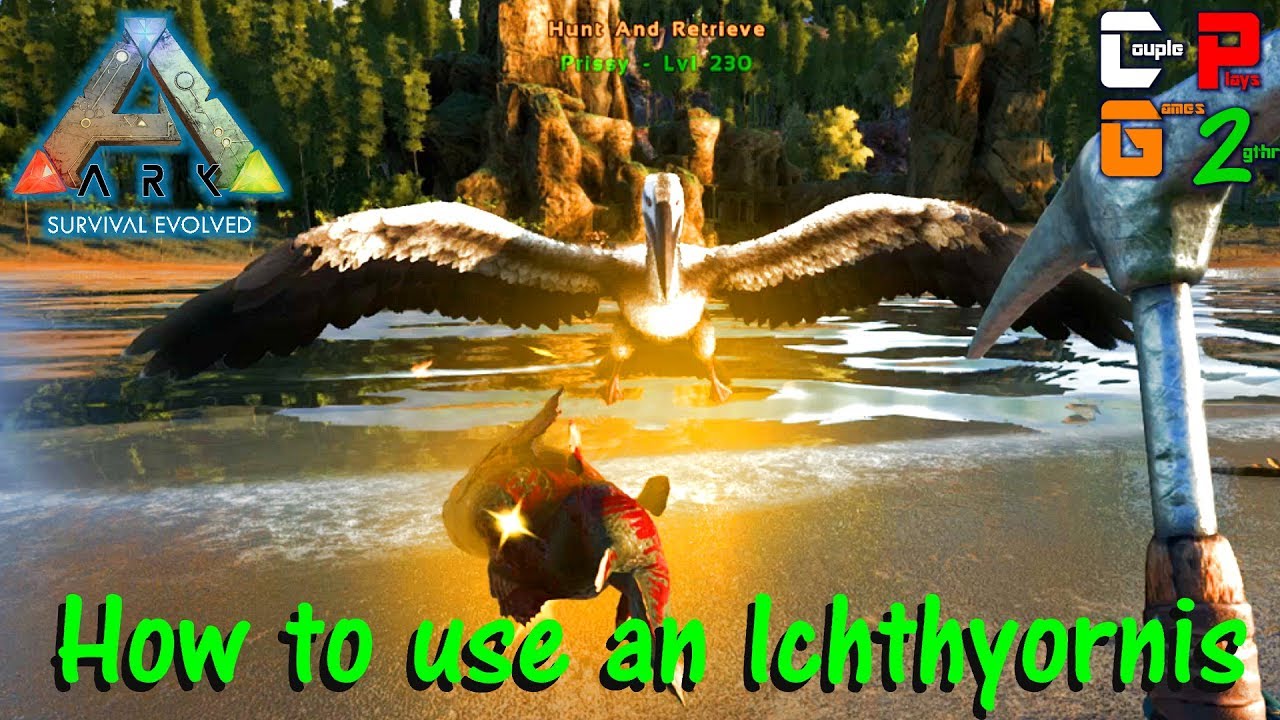 Ark Survival Evolved - How to use an Ichthyornis to get prime - S07E11 ...