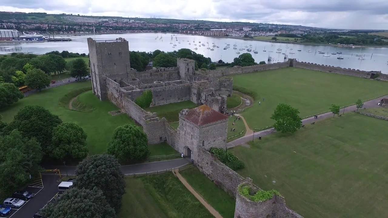 Portchester Castle - Phantom 3 - YouTube