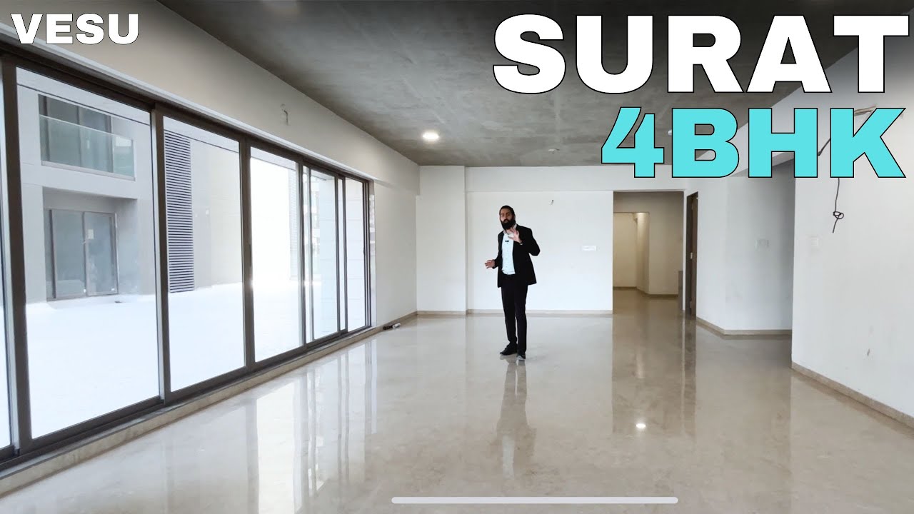 Luxurious 4BHK Flat for Sale in Vesu, Surat | Spacious & Modern Apartment Tour | flat in surat ...