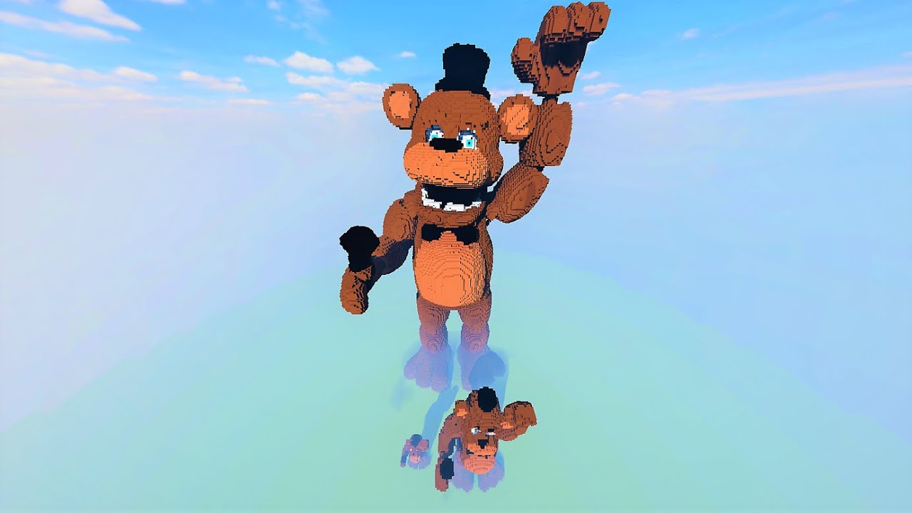 Five Nights at Freddy's in Minecraft Freddy Build - YouTube
