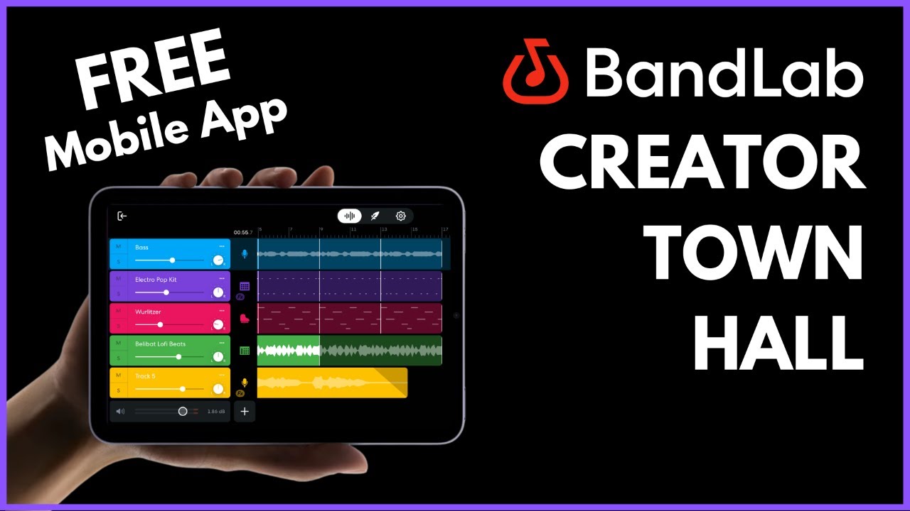 BandLab Mobile App | Creator Town Hall 68 - YouTube
