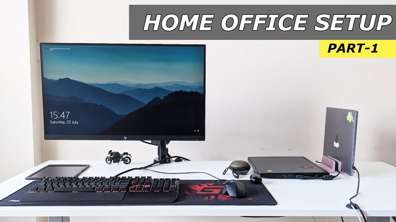 Work From Home Office Setup | Part 1 | Covid 19 Lockdown - YouTube