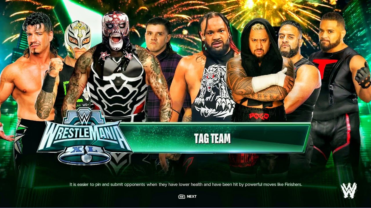 Team Penta Vs The New Bloodline - Tag Team Elimination Match | WWE 2k24 ...