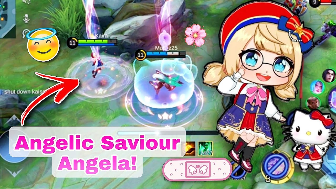 ANGELIC SAVIOUR ANGELA🌸🔥Cute Hello Kitty Healer Gameplay!💖 - YouTube