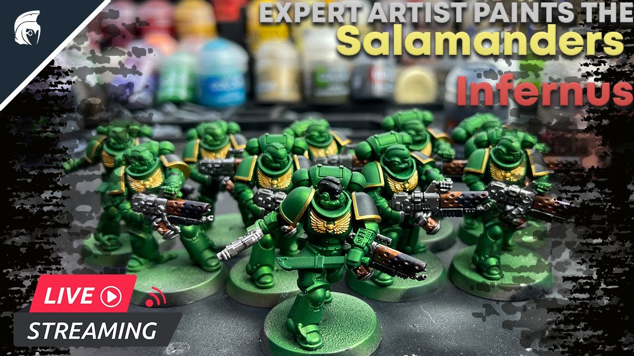 Bring the Heat!🔥🔥 Painting Salamander Infernus Squad🎨🔥 Flamers - YouTube