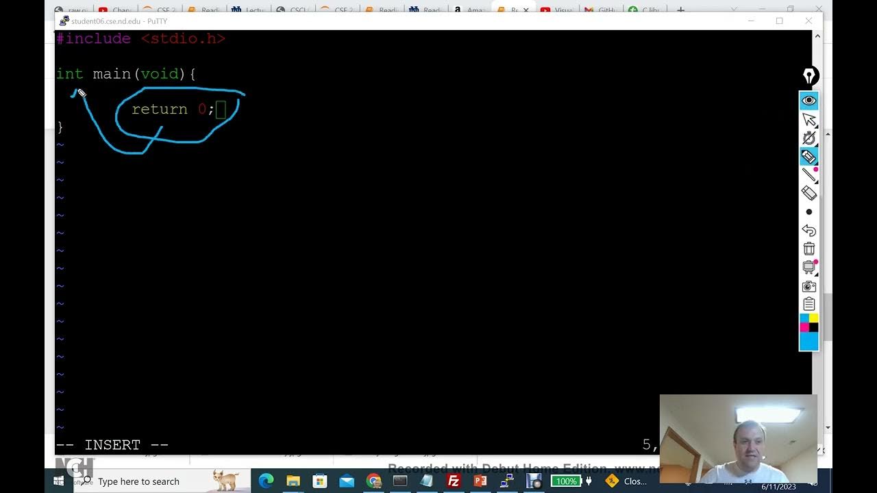 Visualize It - 4-2-1 - Conducting Hello World in C - YouTube